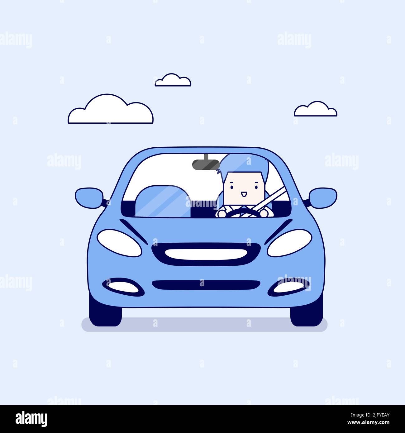 Road cartoon Stock-Vektorgrafiken kaufen - Alamy