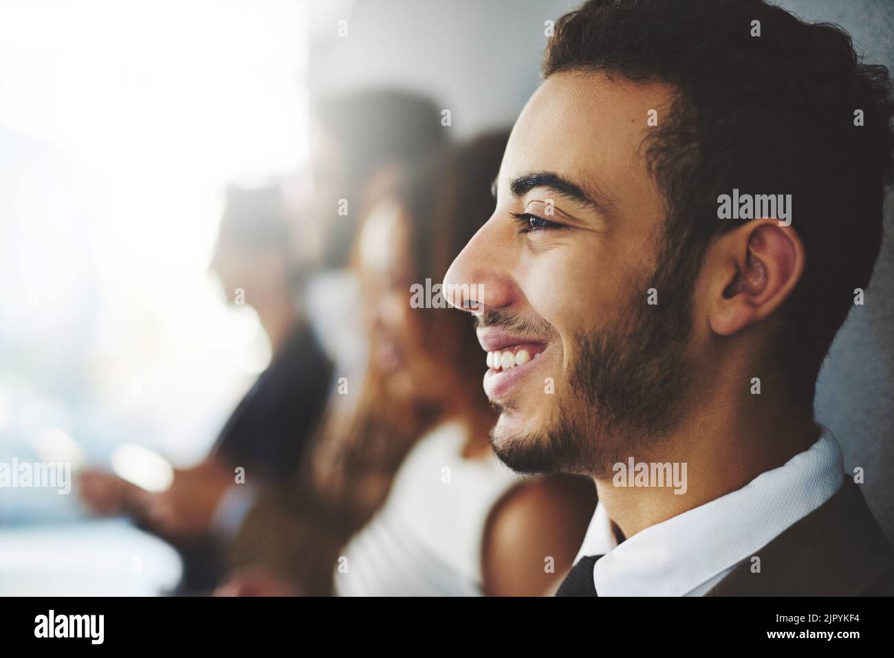 Ich bin stolz darauf, wie weit ich gekommen bin. Ein junger ...