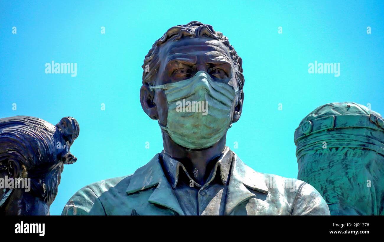 Izmir, Türkei, Türkei. 16. August 2022. Das „Pandemic Heroes Monument ...