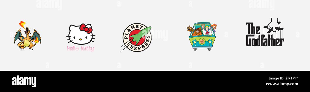 Design und Kunst Logo Bundle: Planet Express Logo, Charizard Logo ...