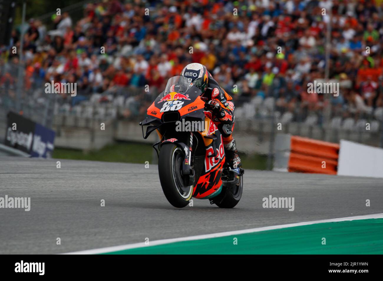 Die Ausgabe 2022 des AustrianGP in Red Bull A1 Ring Circuit, wo Francesco Bagnaia und Fabio ...