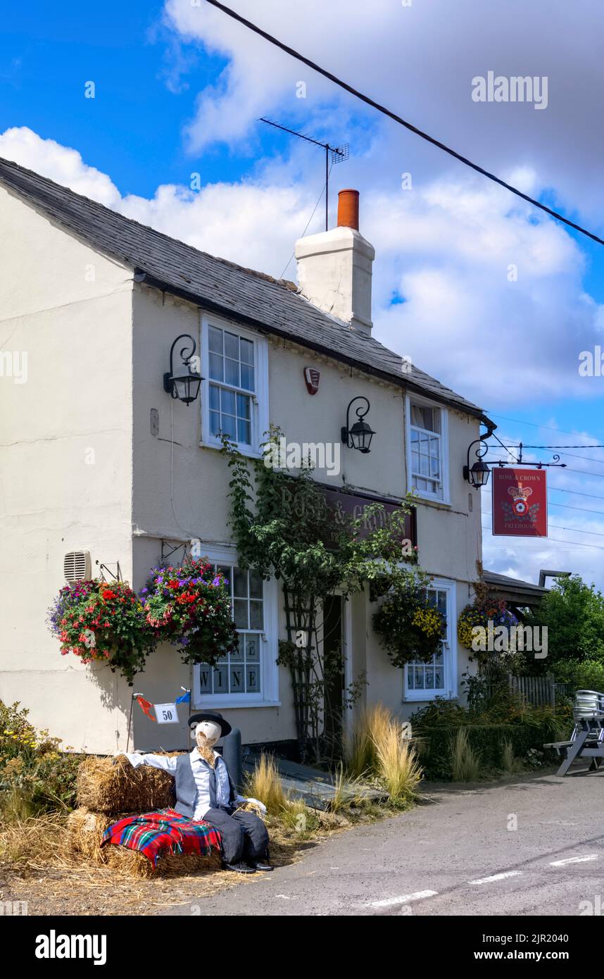 Flamstead Hertfordshire, Rose & Crown Pub, Trowley Bottom, mit ...