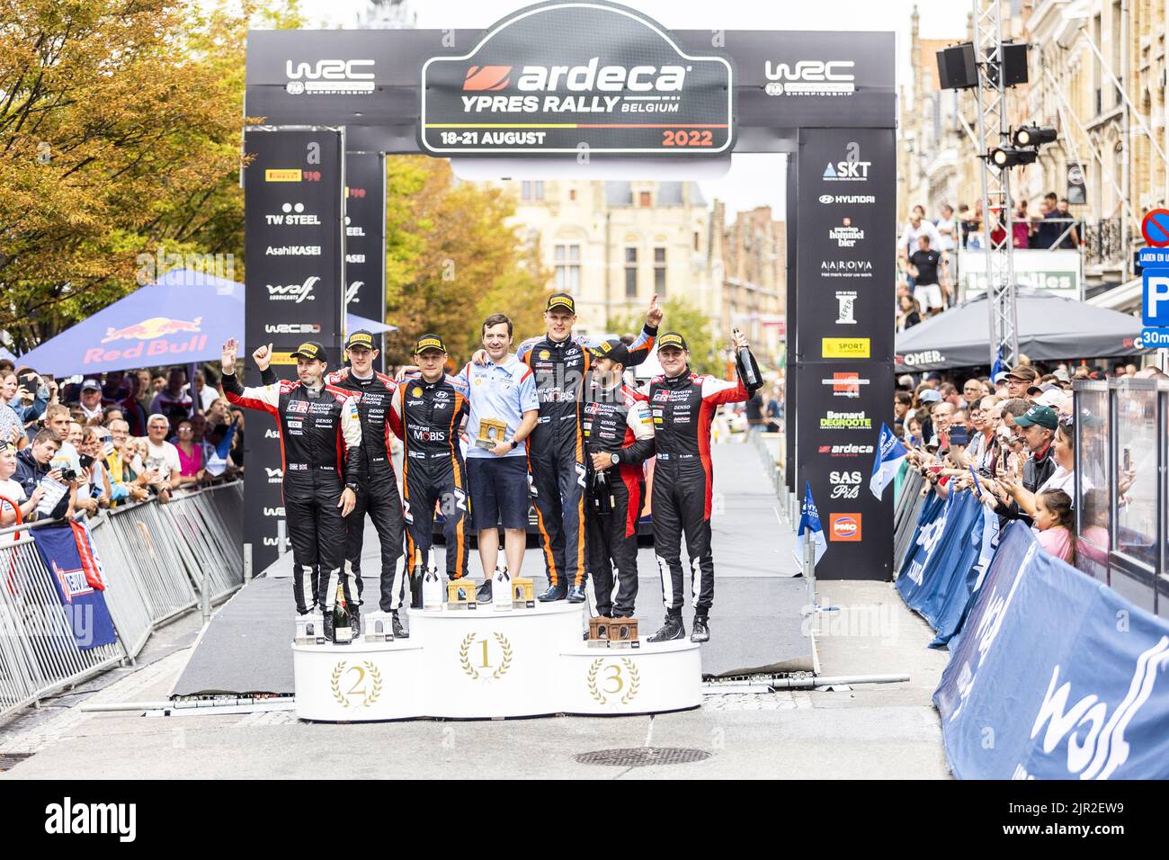 Ypern, Belgien, 21, 2022, TANAK Ott (est), Hyundai Shell Mobis World ...