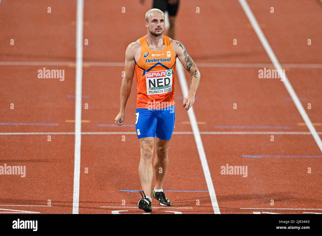 MÜNCHEN, DEUTSCHLAND - 21. AUGUST: Joris van Gool aus den Niederlanden ...