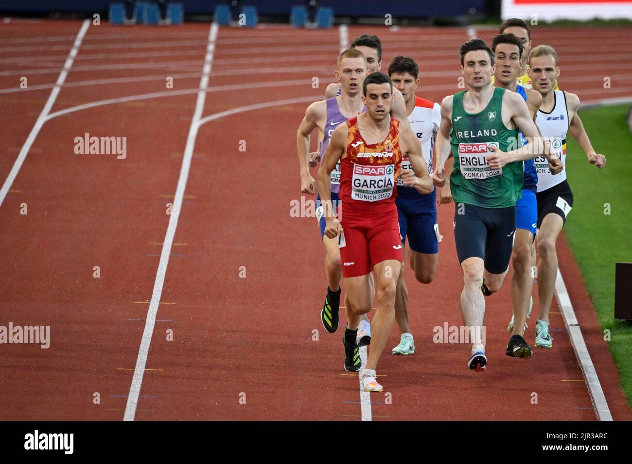 München, 21. August 2022. Illustration Aufnahme im Finale des Männer ...