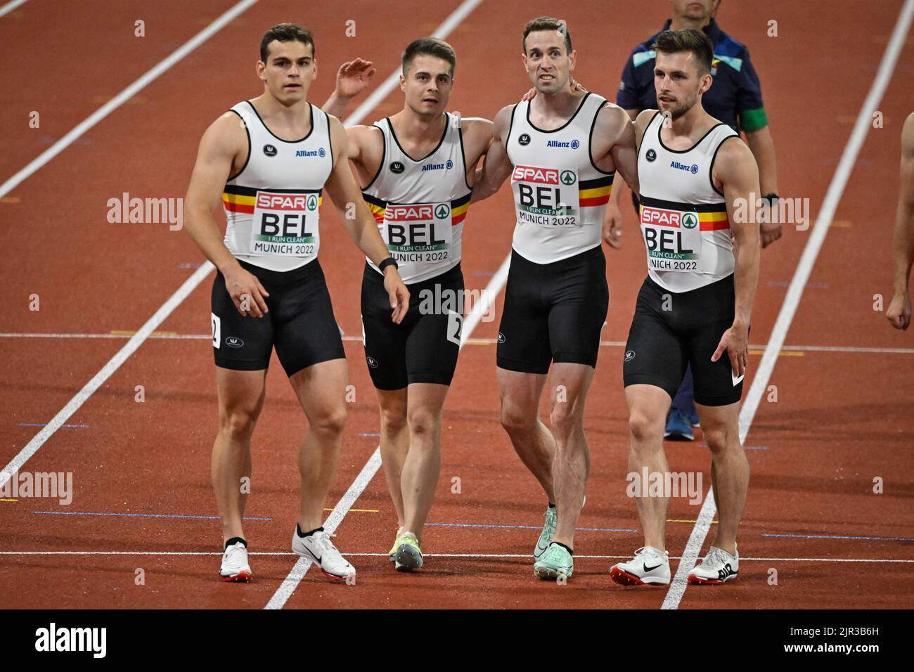 München, Deutschland, August 2022. Der Belgier Kobe Vleminckx, der ...