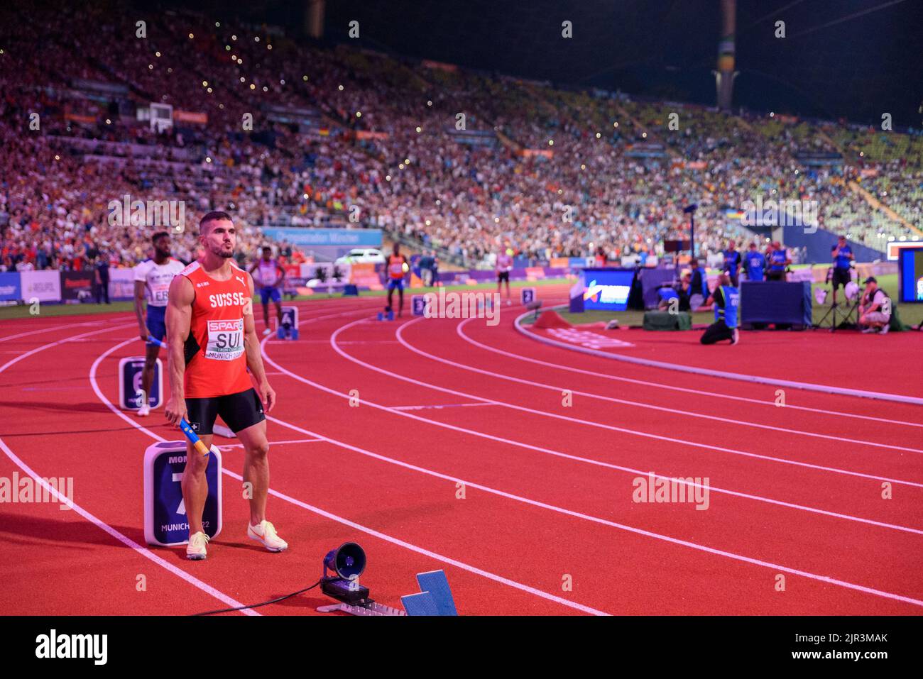 München, 22. August 2022: Olympiastadion, Europameisterschaft München ...