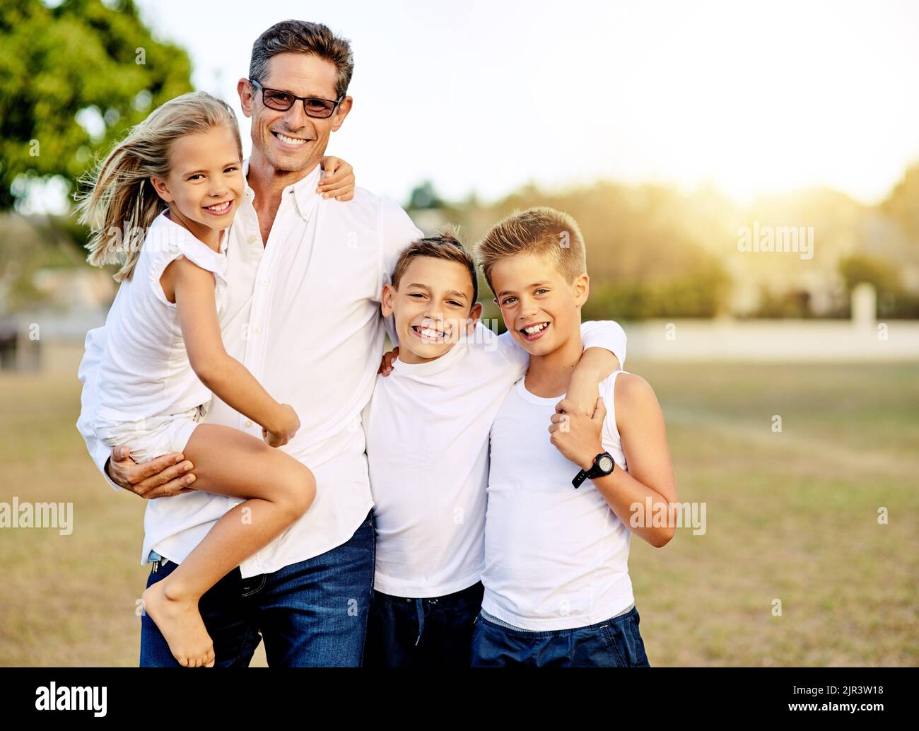 Familie ist das einzige, was in der Welt zählt. Eine glückliche Familie ...