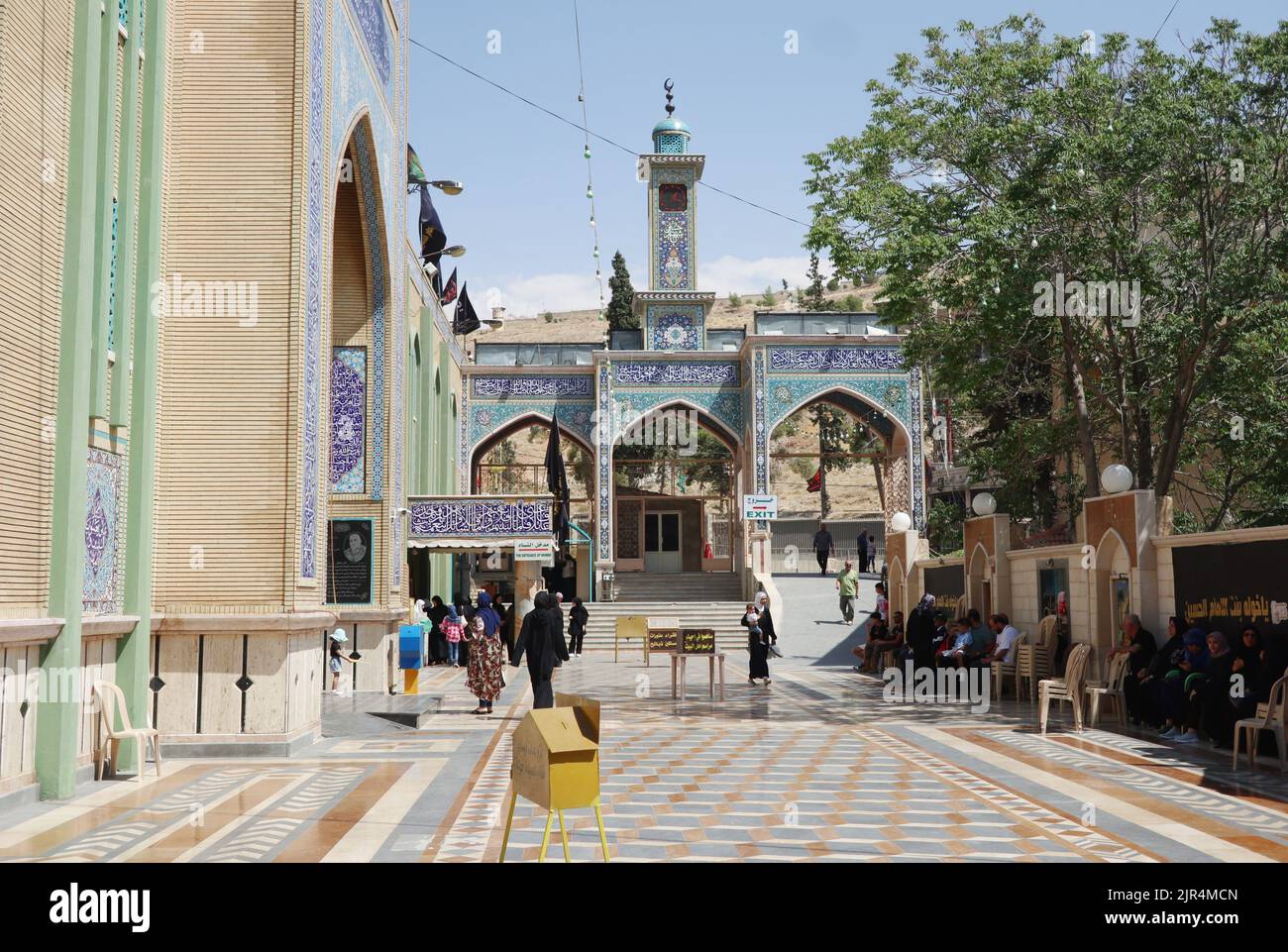Libanon. 20. August 2022. Sayyida Khawla Moschee in Baalbek, Libanon ...