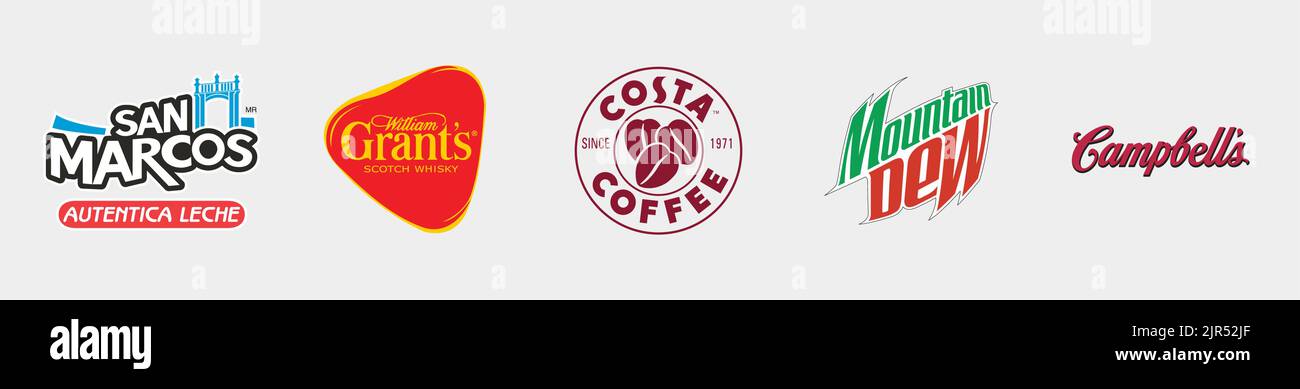 Leche san marcos logo Stock-Vektorgrafiken kaufen - Alamy