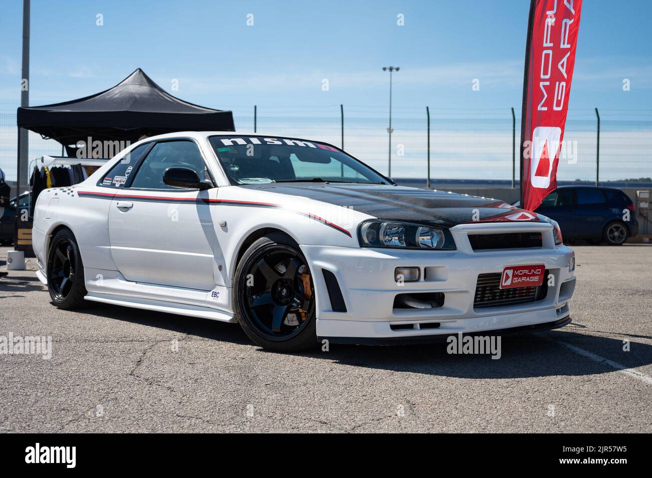Nissan Skyline R34 Modified White White Nissan Skyline GT R R34 V Spec