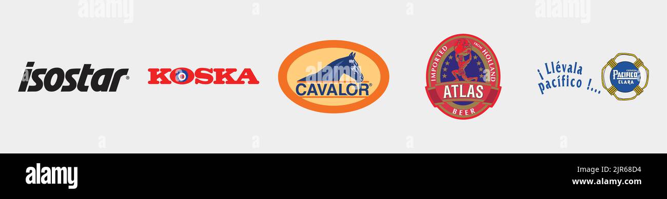 Koska logo Stock-Vektorgrafiken kaufen - Alamy