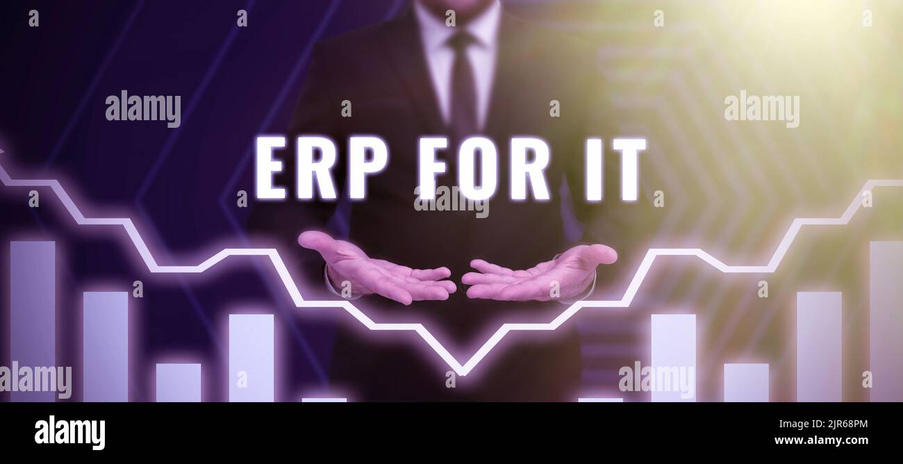 Inspiration zeigt Zeichen ERP für IT. Business Idea Enterprise Resource ... Inspiration zeigt Zeichen ERP für IT. Business Idea Enterprise Resource ...