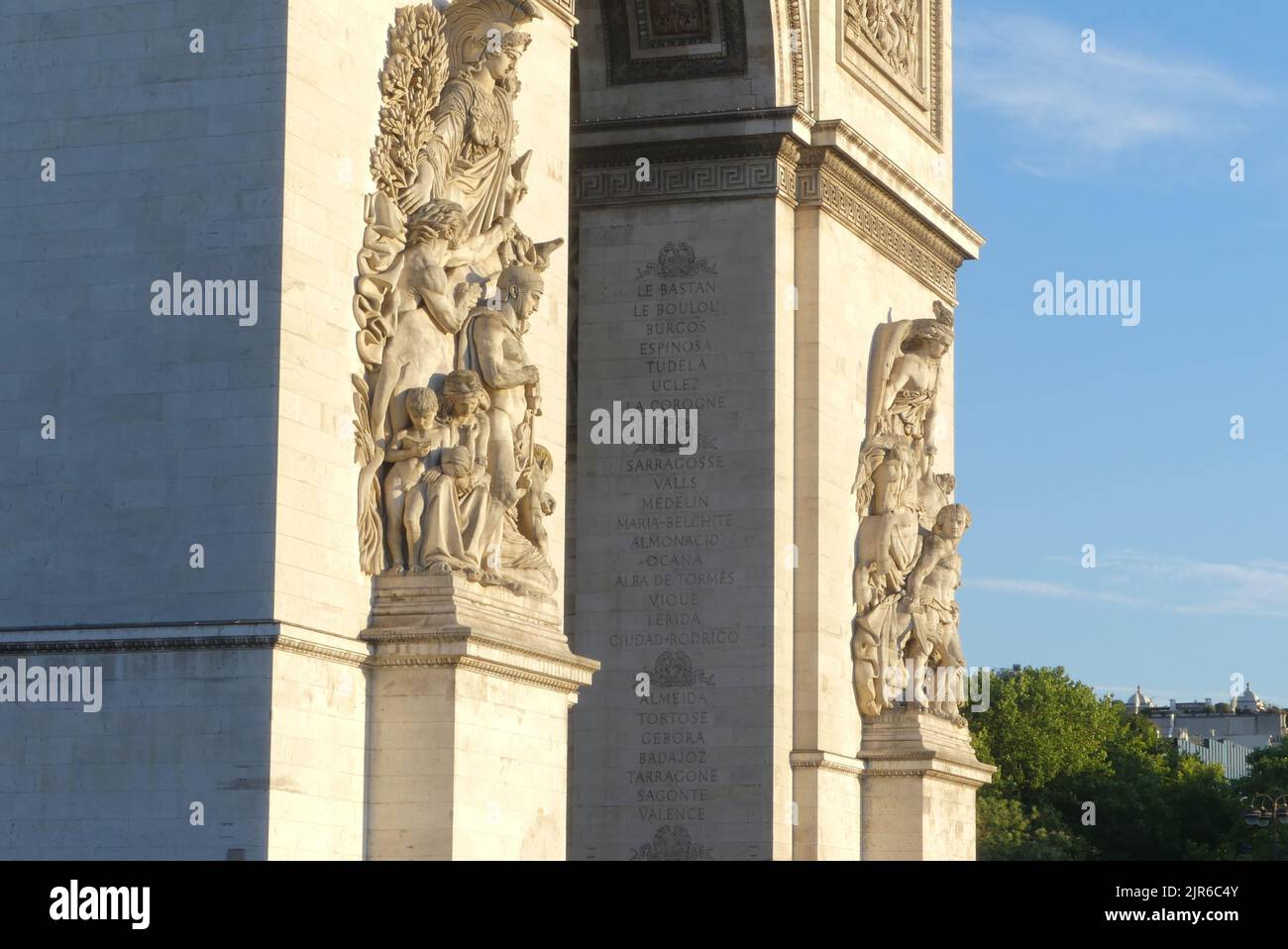 Paris, Frankreich. August 06. 2022. Triumphbogen. Historisches Denkmal ...