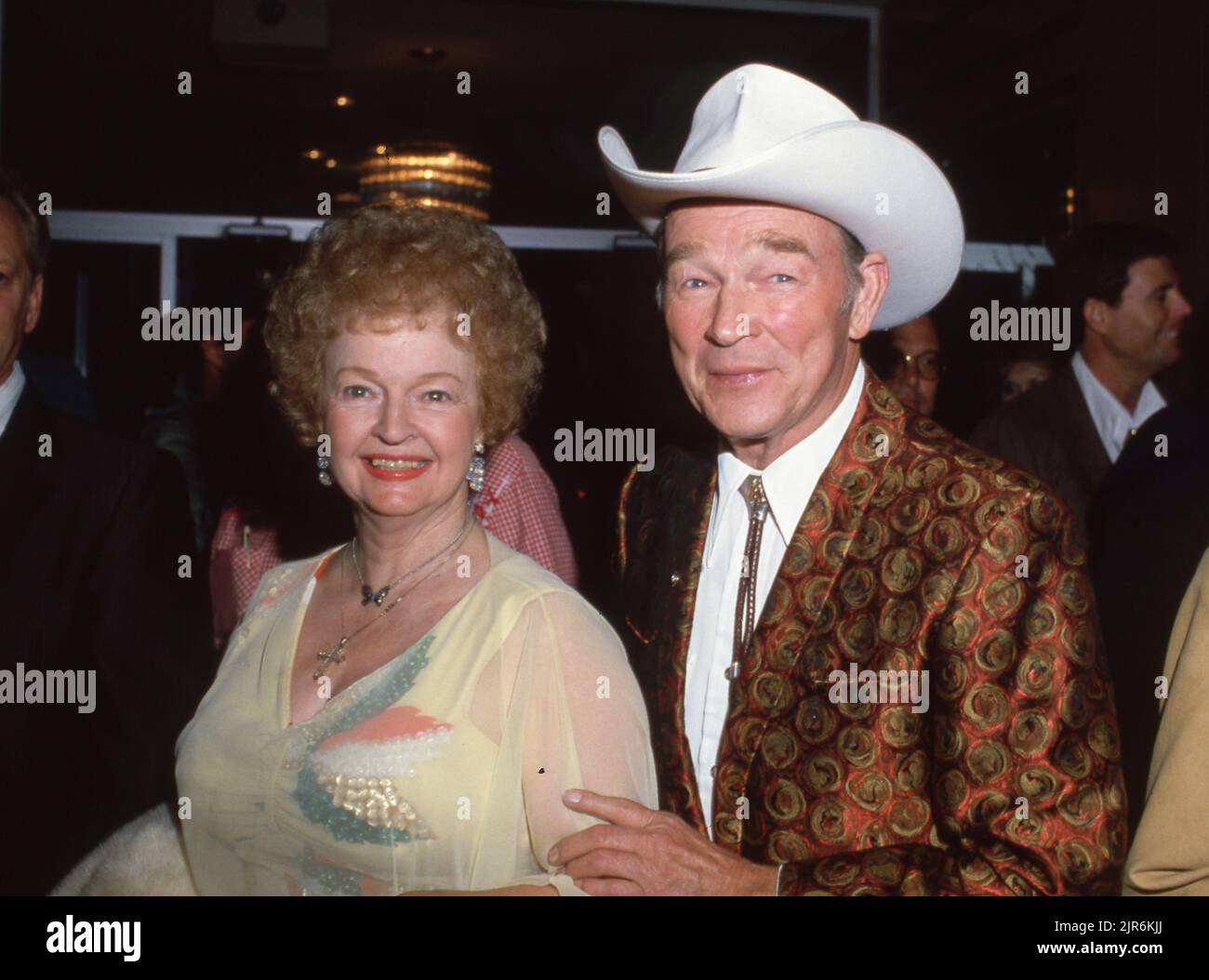 Roy Rogers und Dale Evans um die 1980er Jahre Credit: Ralph Dominguez ...