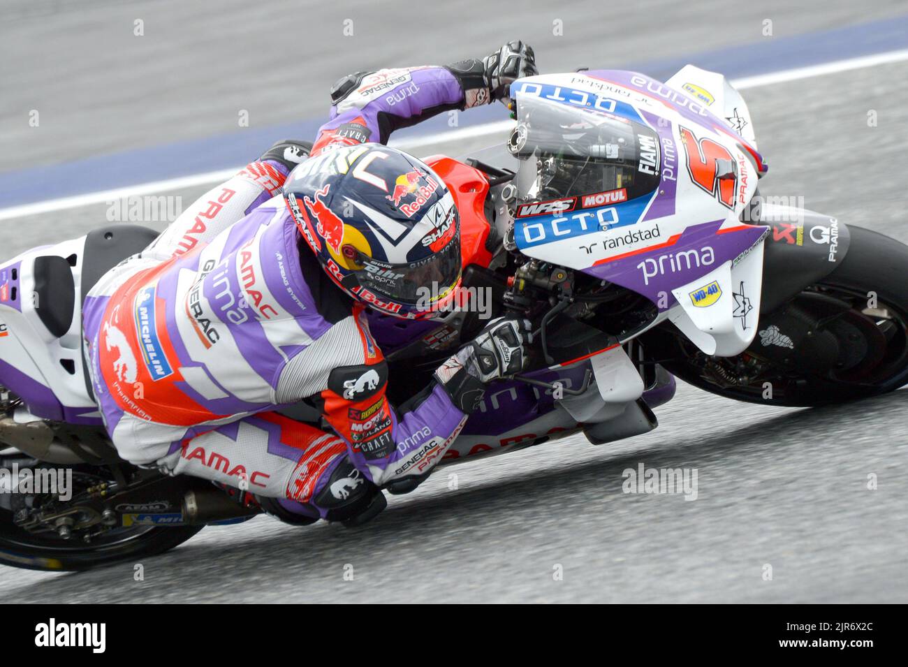 Red Bull Ring, Spielberg, Österreich, 21. August 2022, Zarco Johann Fra Pramac Racing Ducati ...