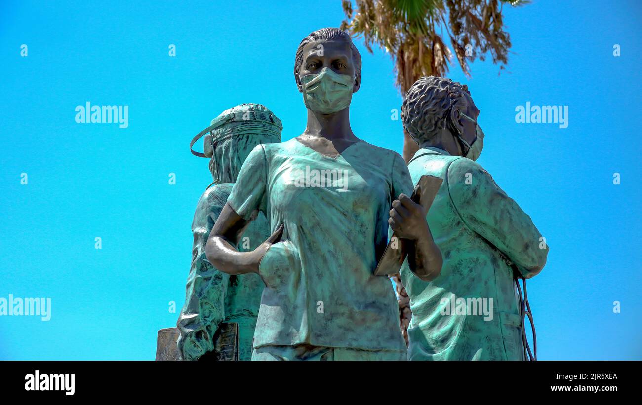 Izmir, Türkei, Türkei. 16. August 2022. Das „Pandemic Heroes Monument ...