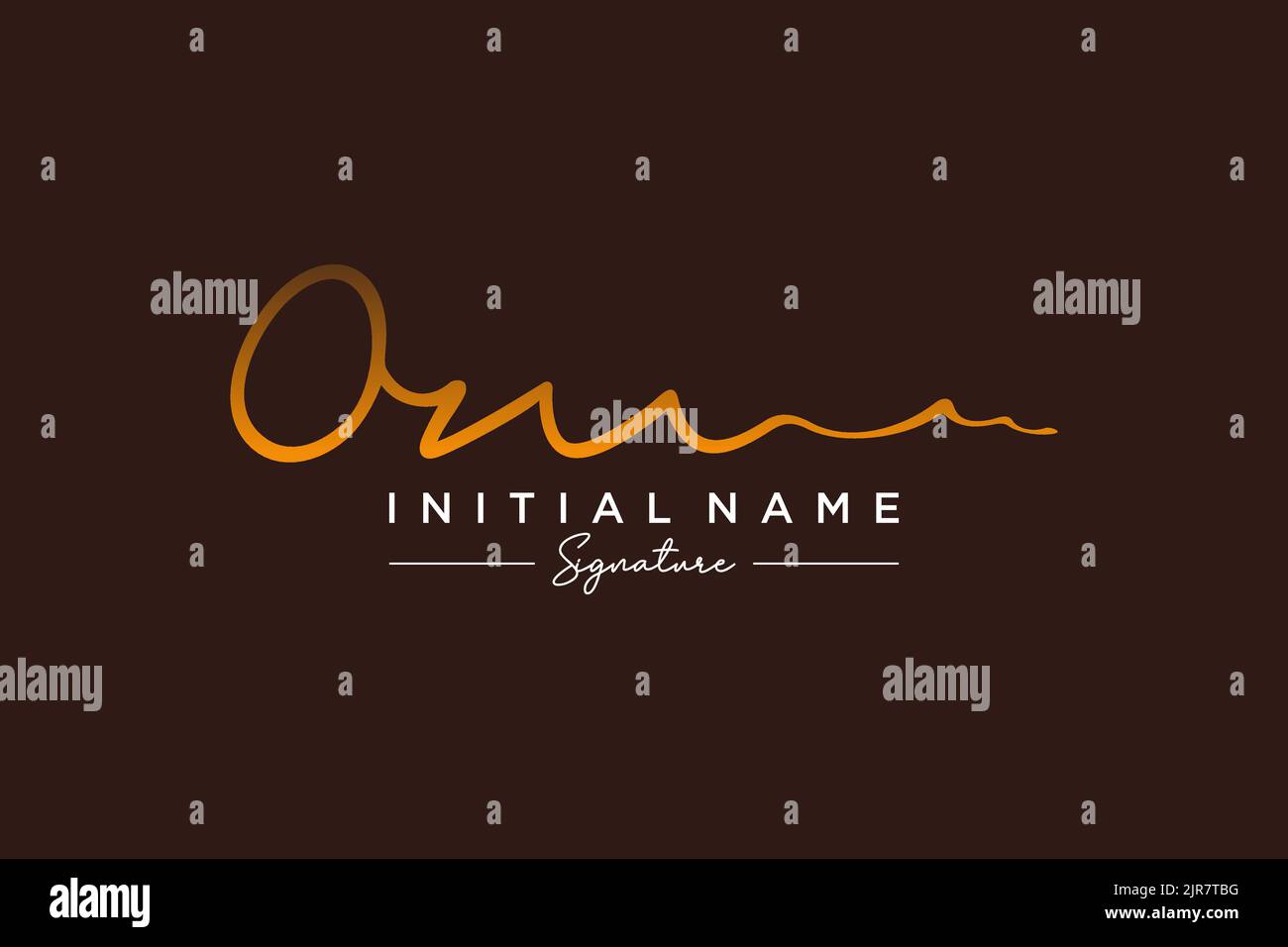 Om calligraphy Stock-Vektorgrafiken kaufen - Alamy