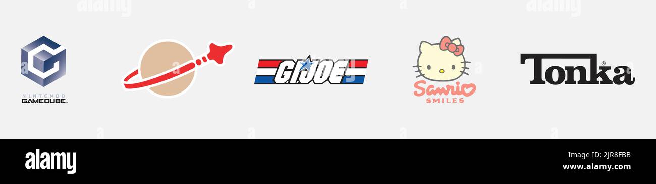 Nintendo Gamecube-Logo, Tonka-Logo, G.I. Joe Logo, Lego Space Logo ...