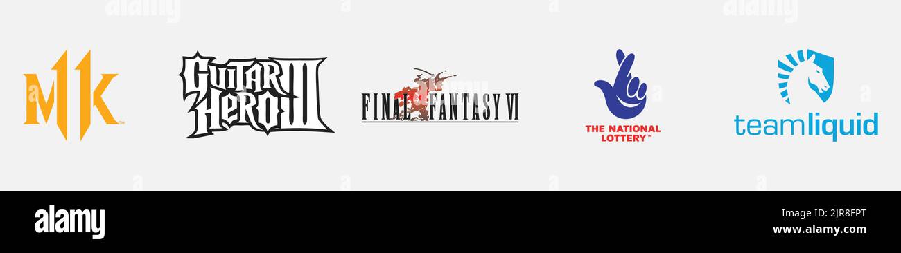Final Fantasy VI-Logo, Team Liquid-Logo, Mortal Kombat 11-Logo, Guitar ...