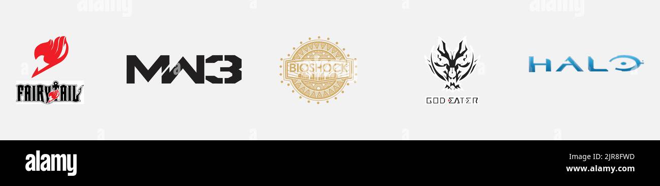 BioShock Logo, Call of Duty: Modern Warfare 3 Logo, Fairy Tail Logo ...