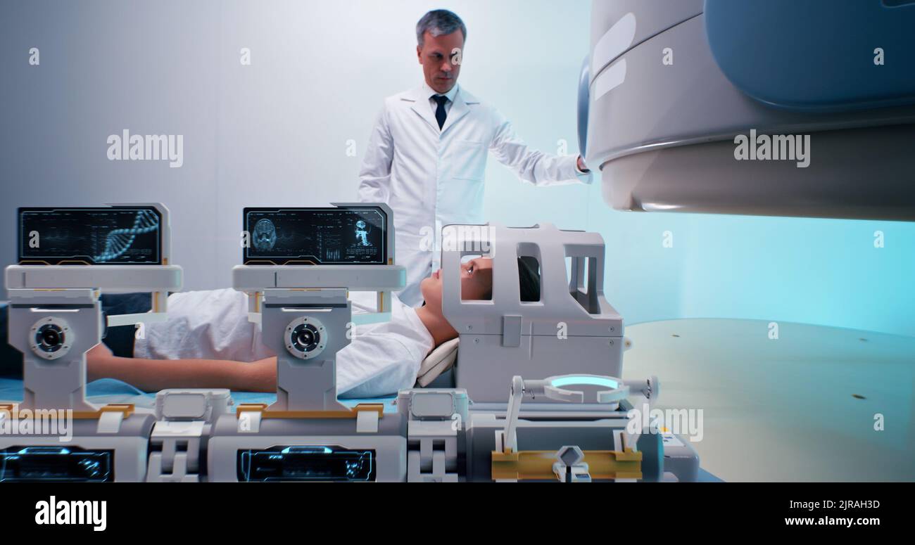 Mri machine with child -Fotos und -Bildmaterial in hoher Auflösung – Alamy
