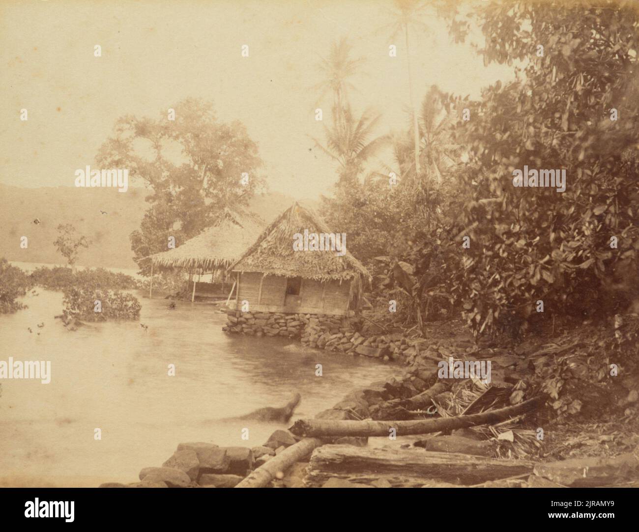 Pohnpei. Aus dem Album: Views in the Pacific Islands, 1886, Pohnpei ...