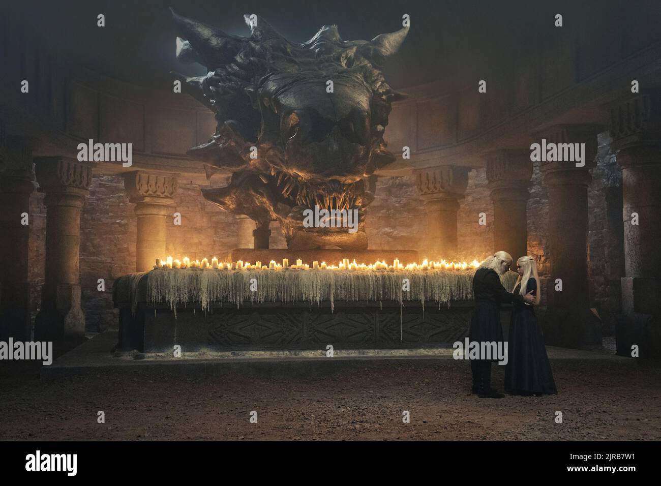 Paddy Considine, Milly Alcock, 'House of the Dragon' (2022). Bildnachweis: Ollie Upton/HBO Max ...