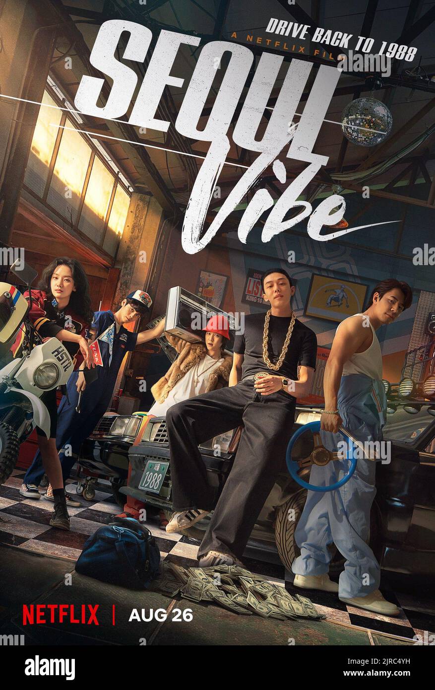 SEOUL VIBE, (aka SEOUL DAEJAKJEON), US-Plakat, von links: PARK Ju-hyun ...