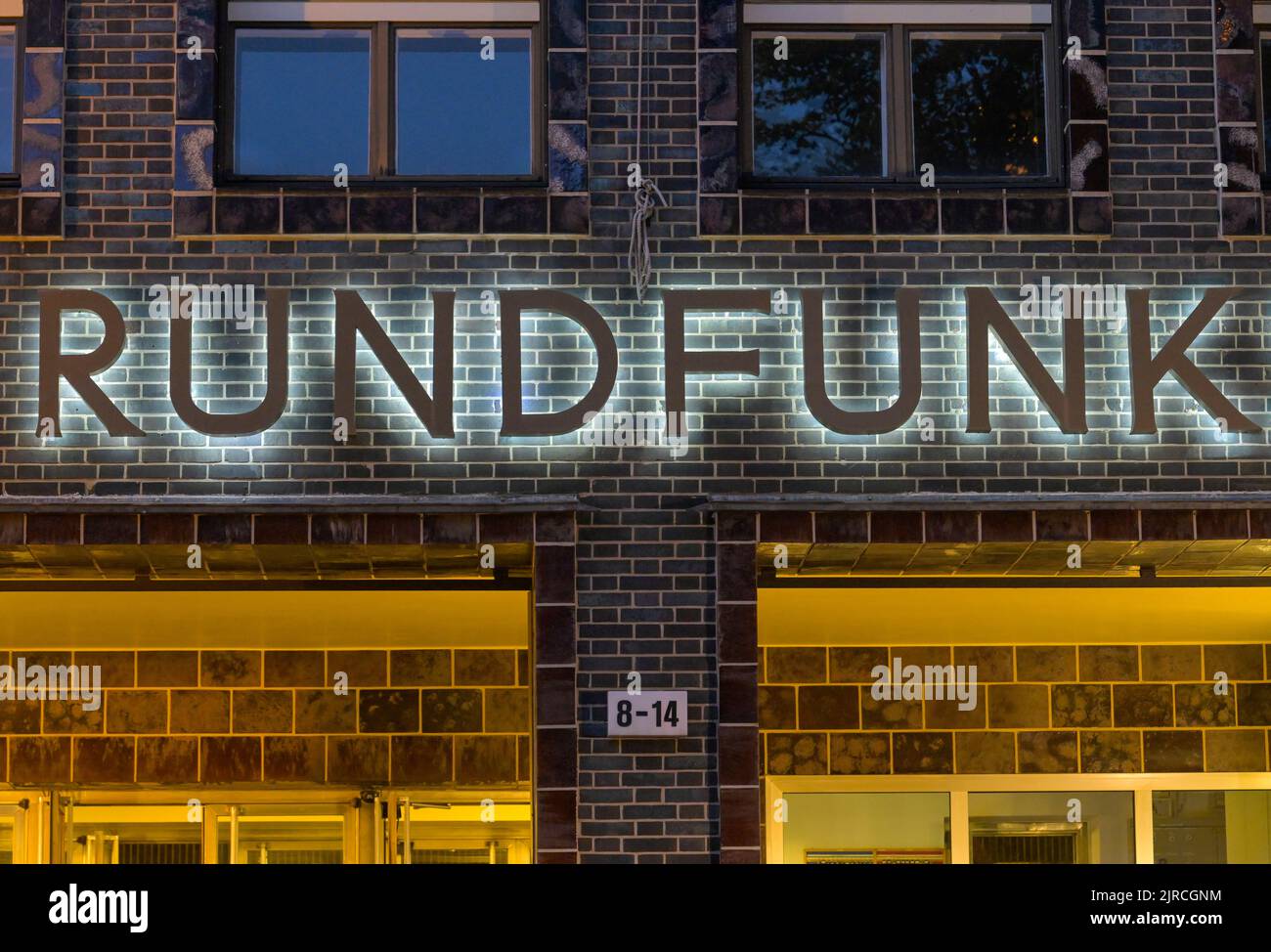 Haus des Rundfunks, RBB, Rundfunk Berlin Brandenburg, Masurenallee ...