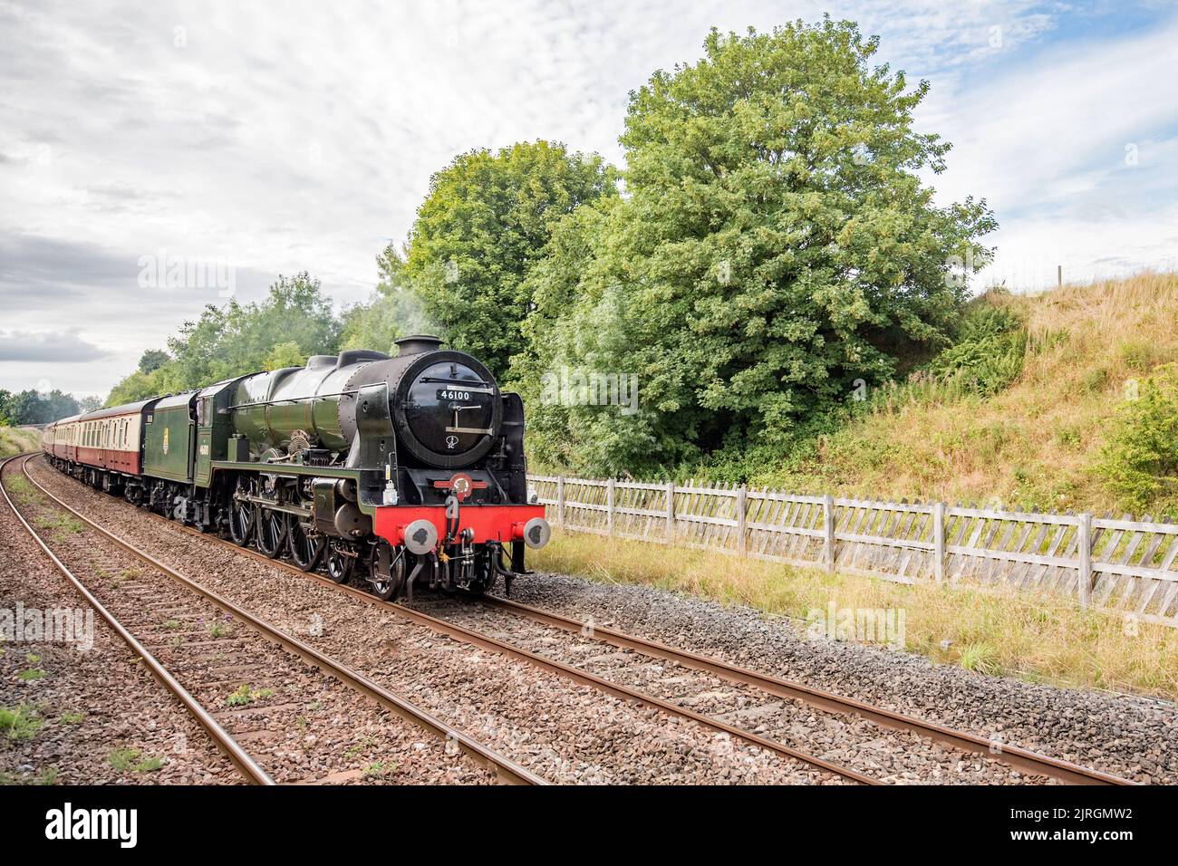Lms royal scot class 6115 bei long preston -Fotos und -Bildmaterial in ...