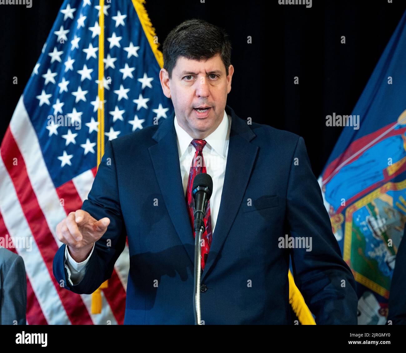 New York City, Usa. 24. August 2022. Steve Dettelbach, Direktor des ...