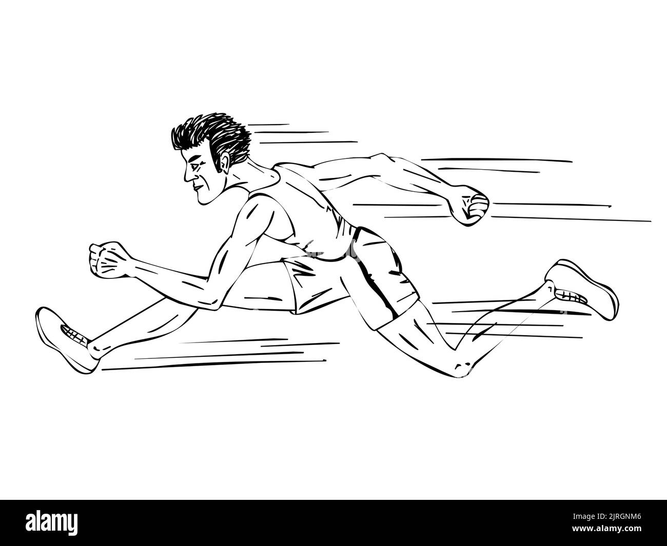 Sprinter silhouette -Fotos und -Bildmaterial in hoher Auflösung – Alamy