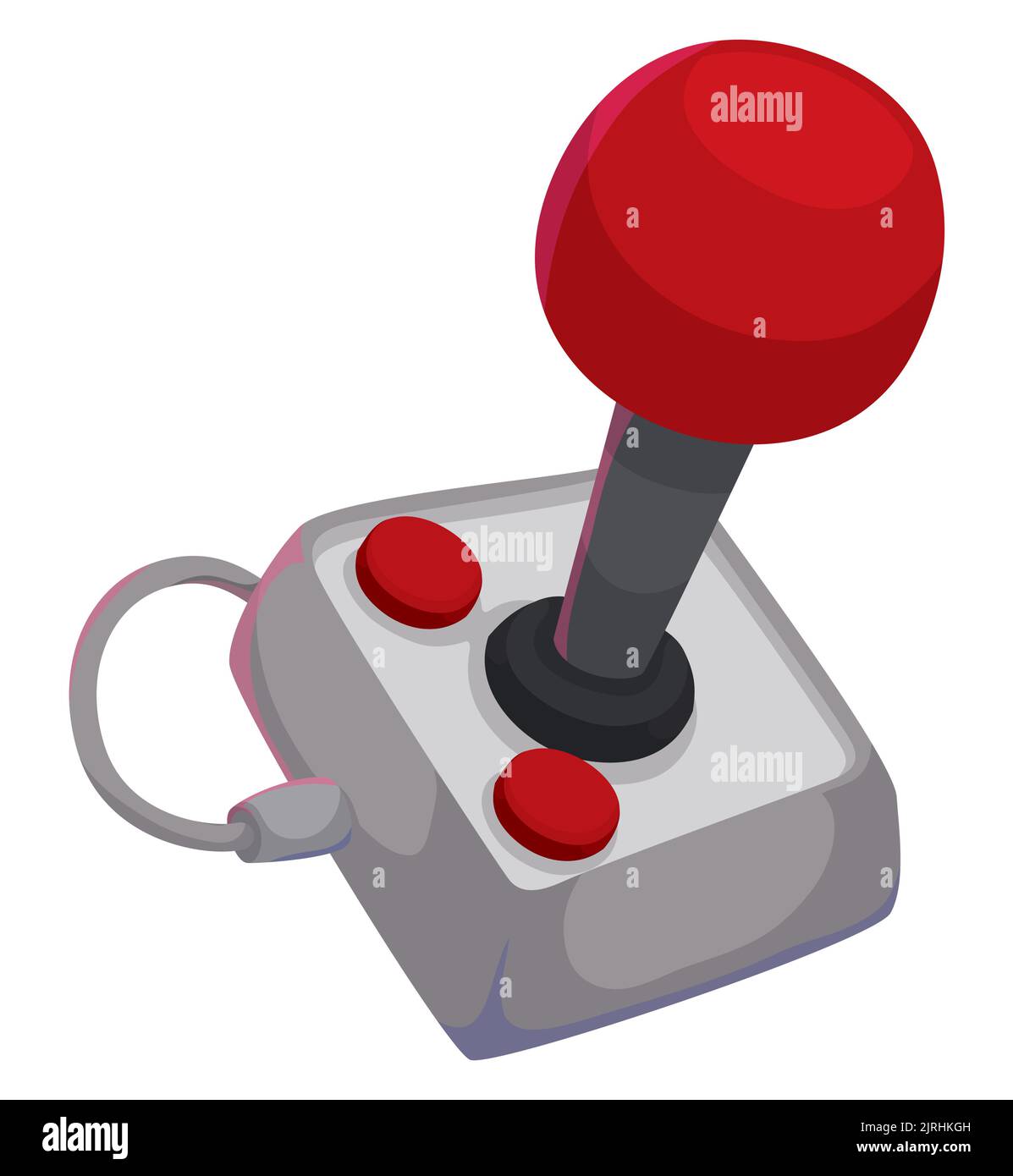 Cartoon joystick controller retro game Stock-Vektorgrafiken kaufen - Alamy