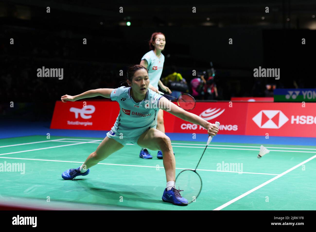 Tokio, Japan. 25. August 2022. Rin Iwanaga & Kie Nakanishi (JPN) Badminton : TotalEnergies BWF ...