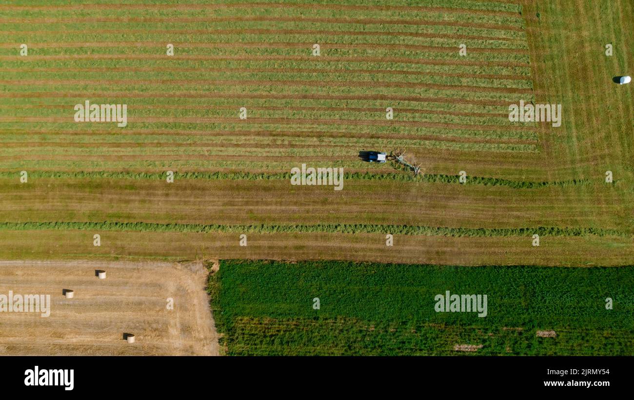 Traktor harvester federschnitt -Fotos und -Bildmaterial in hoher ...