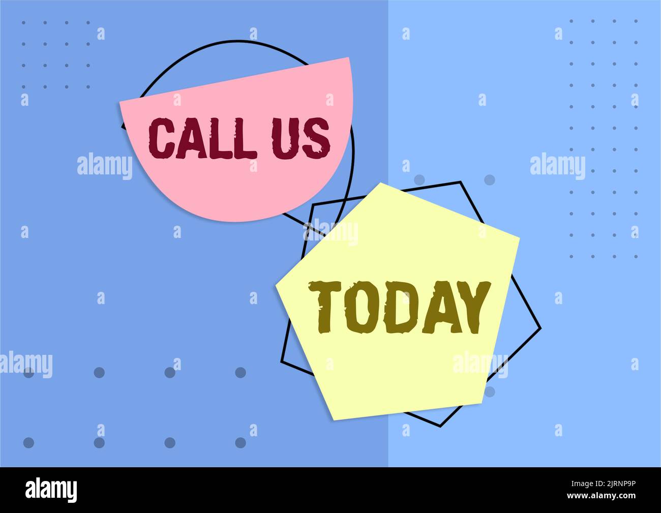Konzeptionelle Bildunterschrift Rufen Sie uns heute an. Business ...
