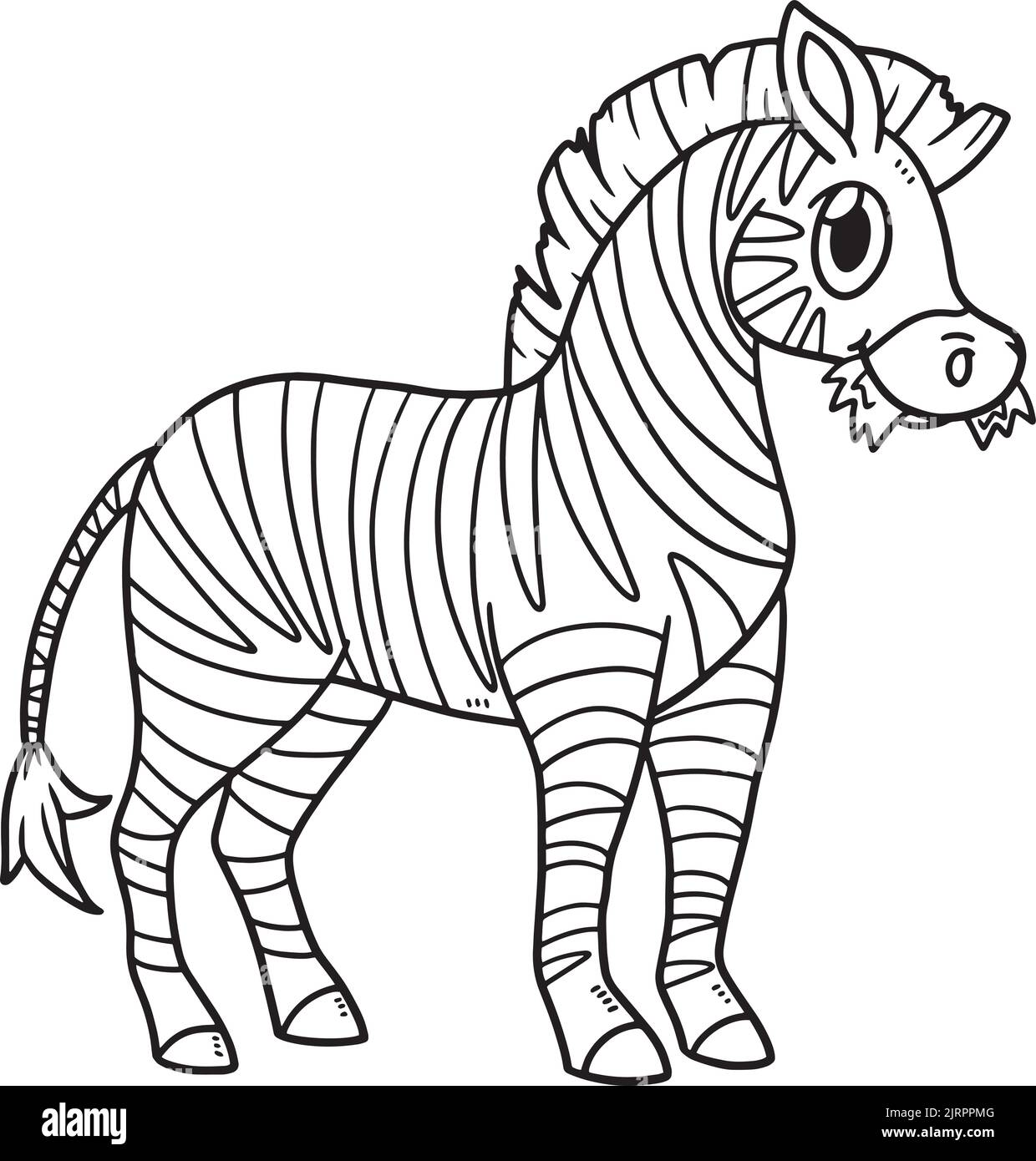 Zebra umriss Stock-Vektorgrafiken kaufen - Alamy