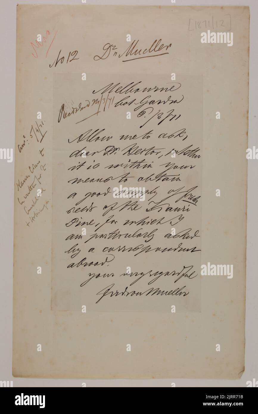 Baron ferdinand von mueller -Fotos und -Bildmaterial in hoher Auflösung ...