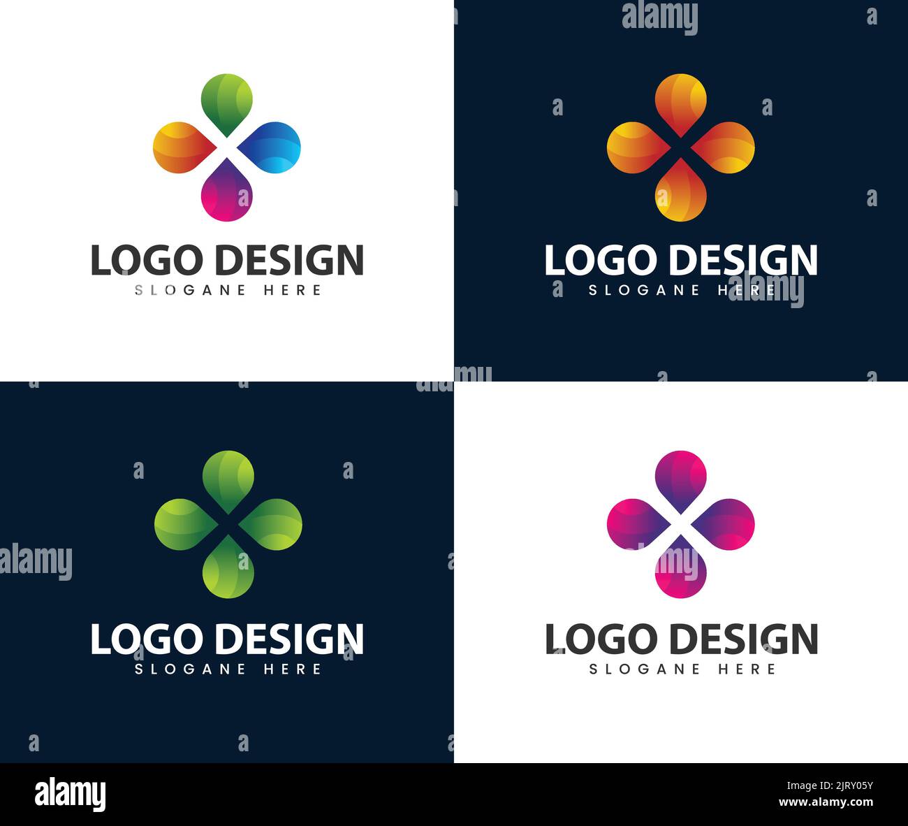 Modern logo Stock-Vektorgrafiken kaufen - Alamy