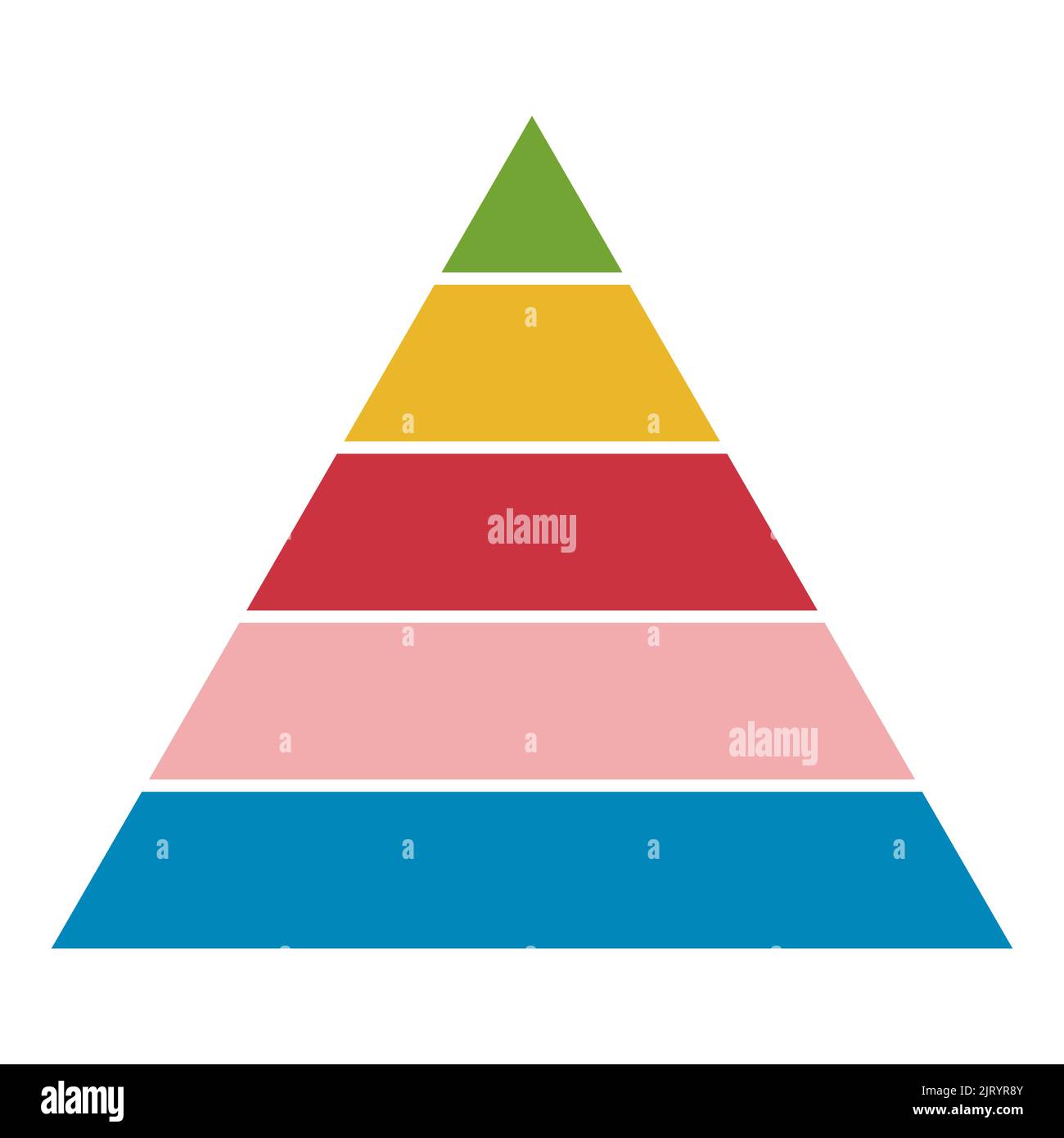 Pyramide Infografik Chart Layout, Info modernes Konzept Schritt Präsentation, Broschüre Vektor ...