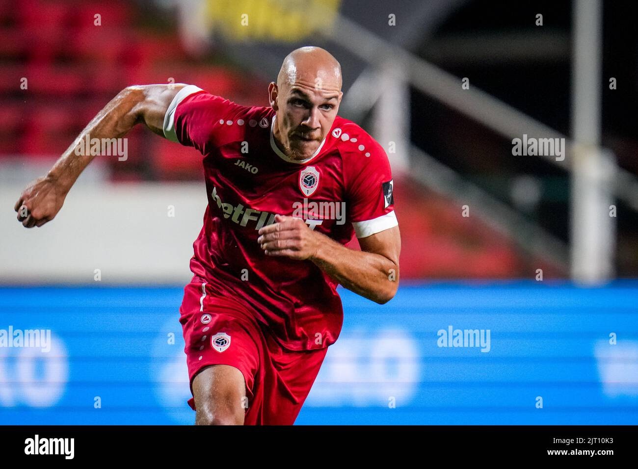ANTWERPEN, BELGIEN - 25. AUGUST: Michael Frey vom Royal Antwerp FC vor ...