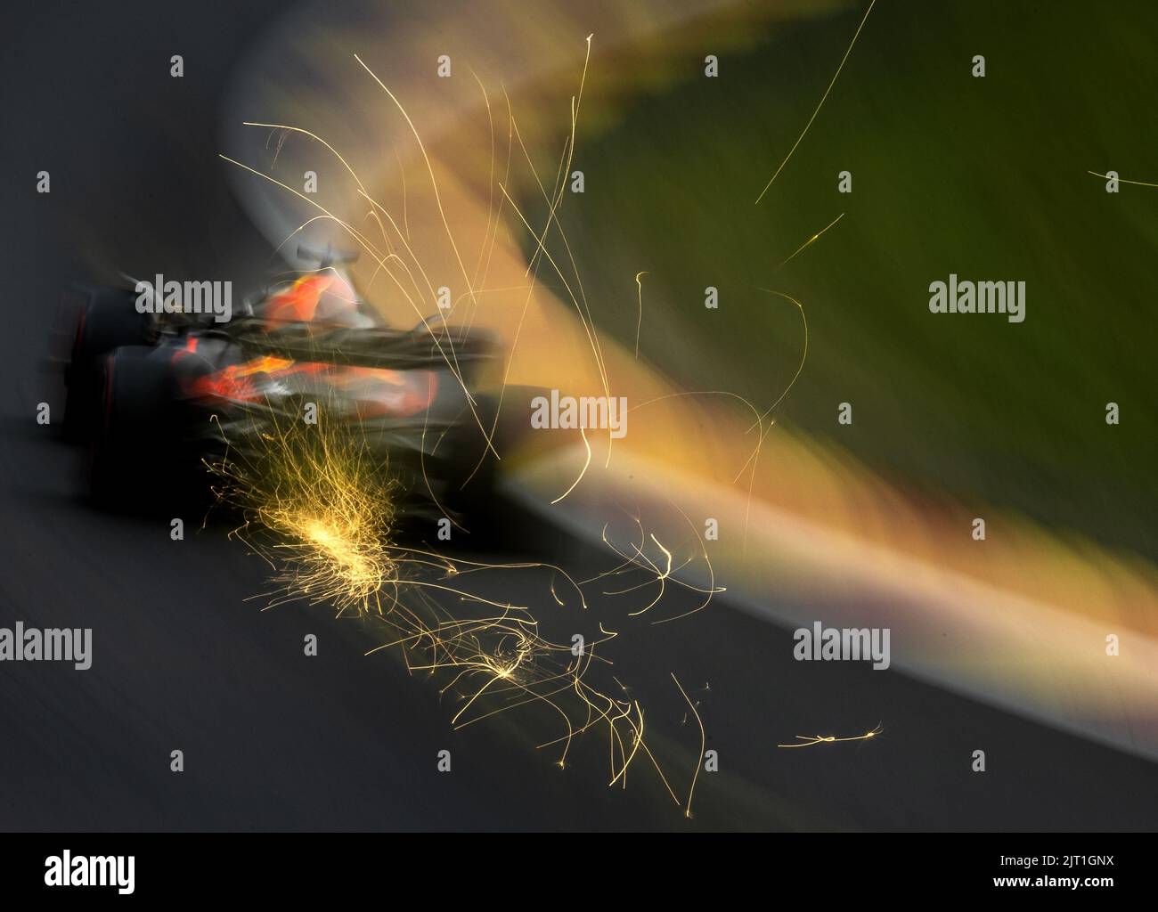 SPA - Max Verstappen (Oracle Red Bull Racing) im Einsatz beim Qualifying vor dem Grand Prix von ...