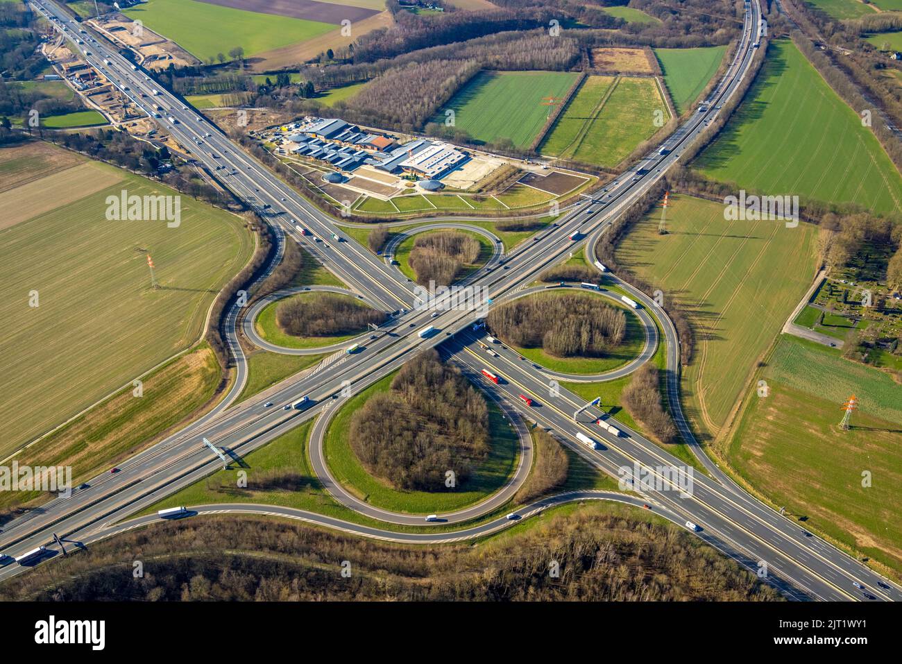 Autobahn a1 und autobahn a44 -Fotos und -Bildmaterial in hoher Auflösung – Alamy