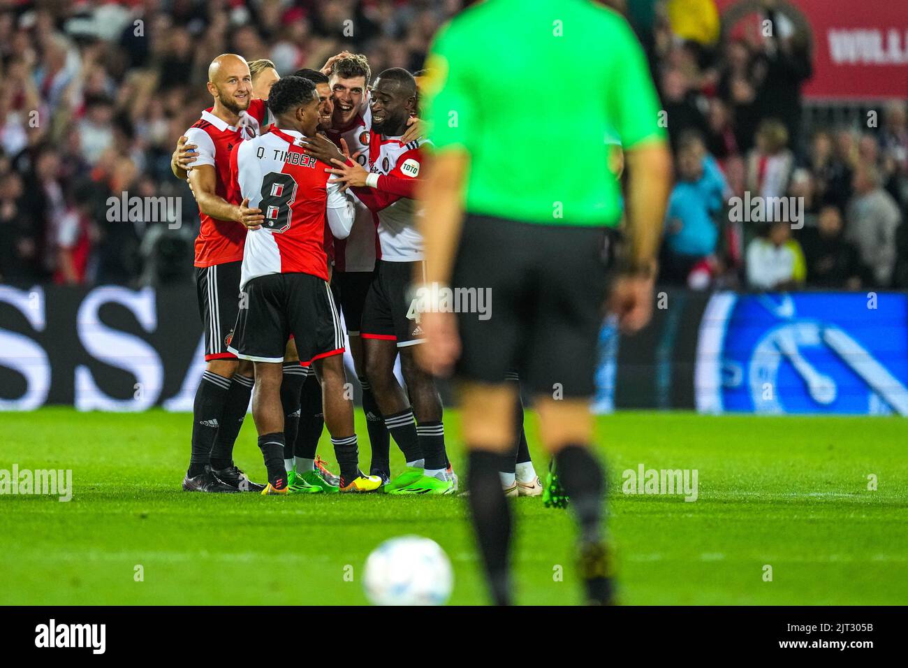 Rotterdam - Jacob Rasmussen von Feyenoord während des Spiels zwischen ...