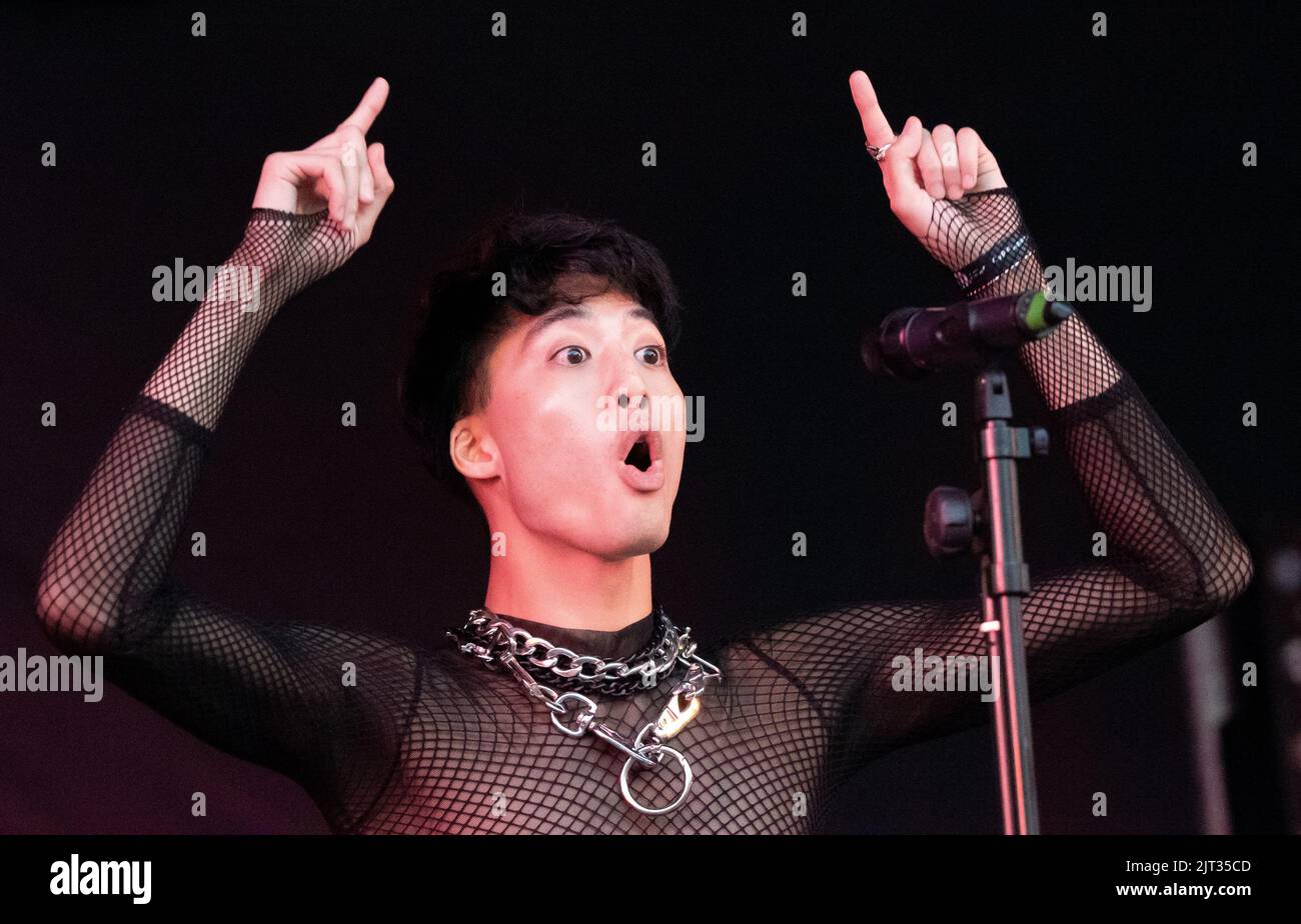 Jason Kwan am Samstag den 27. beim MANCHESTER PRIDE FESTIVAL 2022 ...