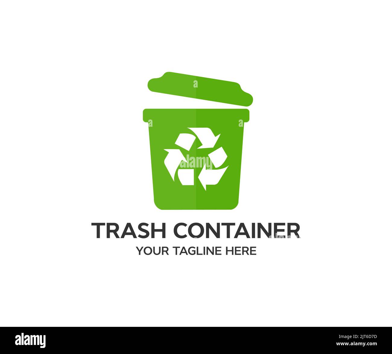 Waste management logo Stock-Vektorgrafiken kaufen - Alamy