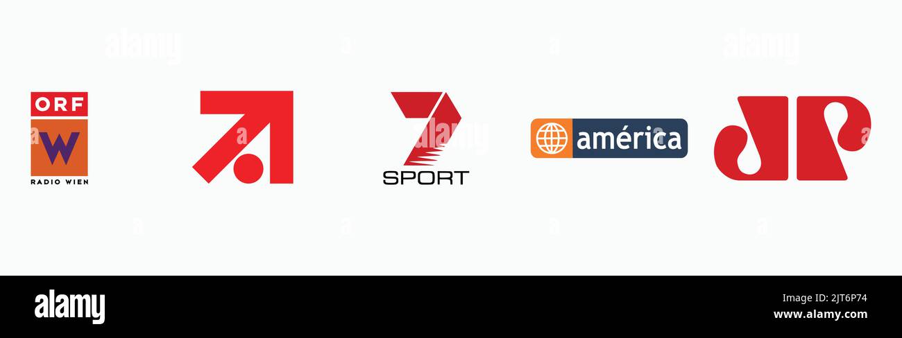 Jovem Pan AM Logo, 7Sport Logo, Radio Wien Logo, ProSiebenSat1 Logo ...