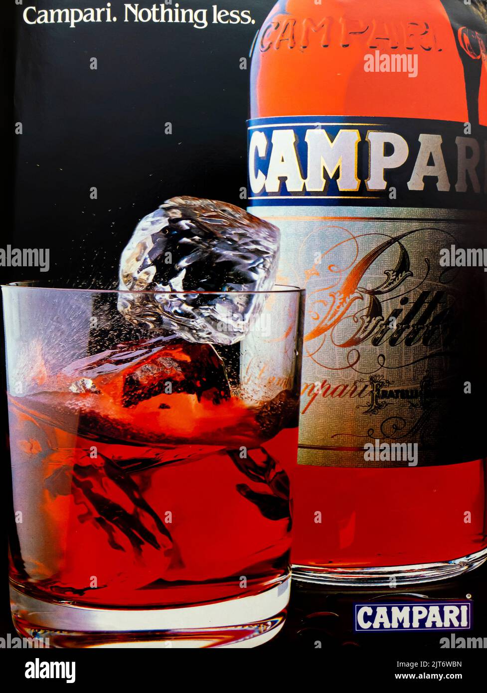 Campari ad 80s -Fotos und -Bildmaterial in hoher Auflösung – Alamy