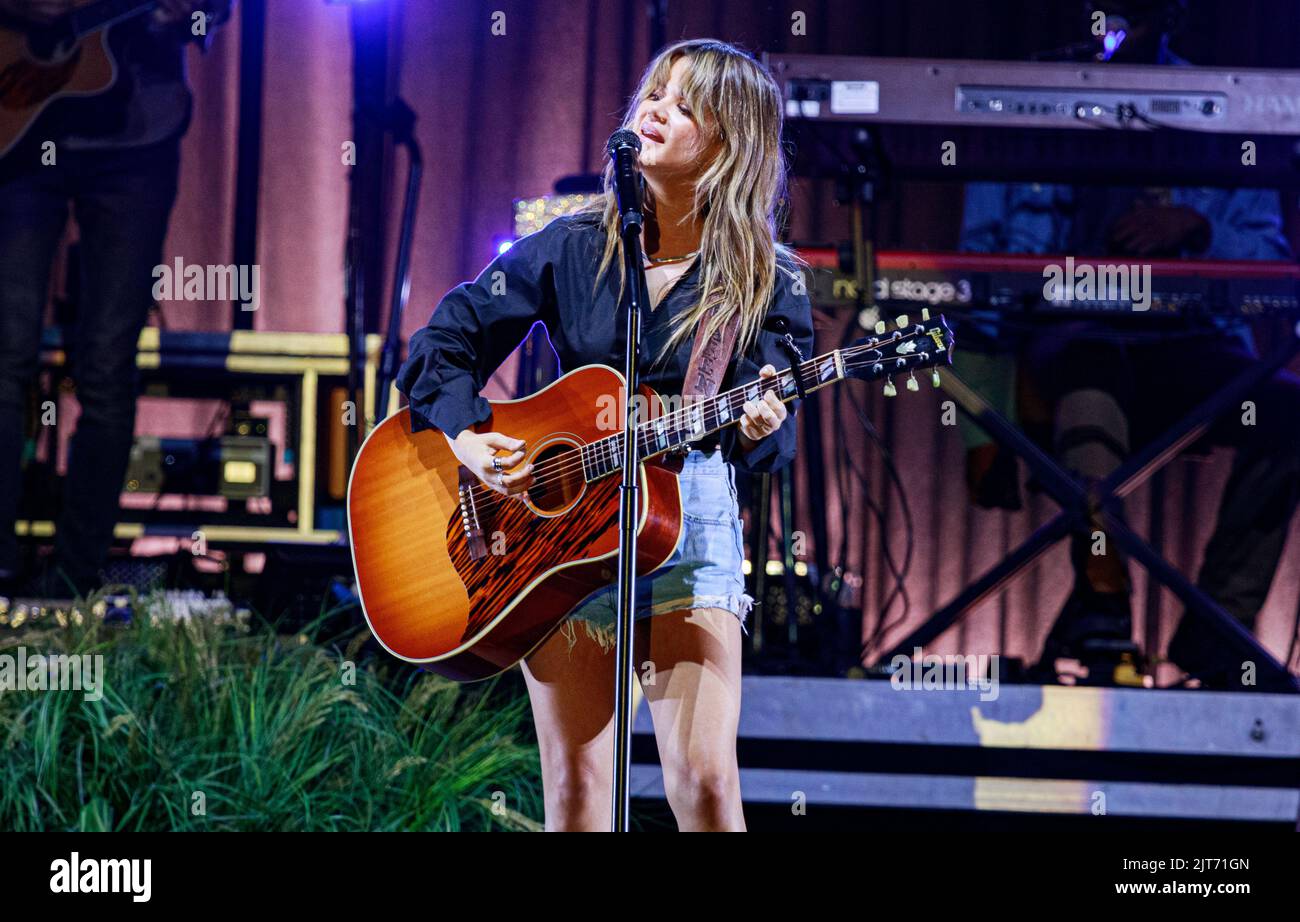 Redmond, WA - 27. AUGUST: Die Country-Sängerin Maren Morris tritt am 27 ...